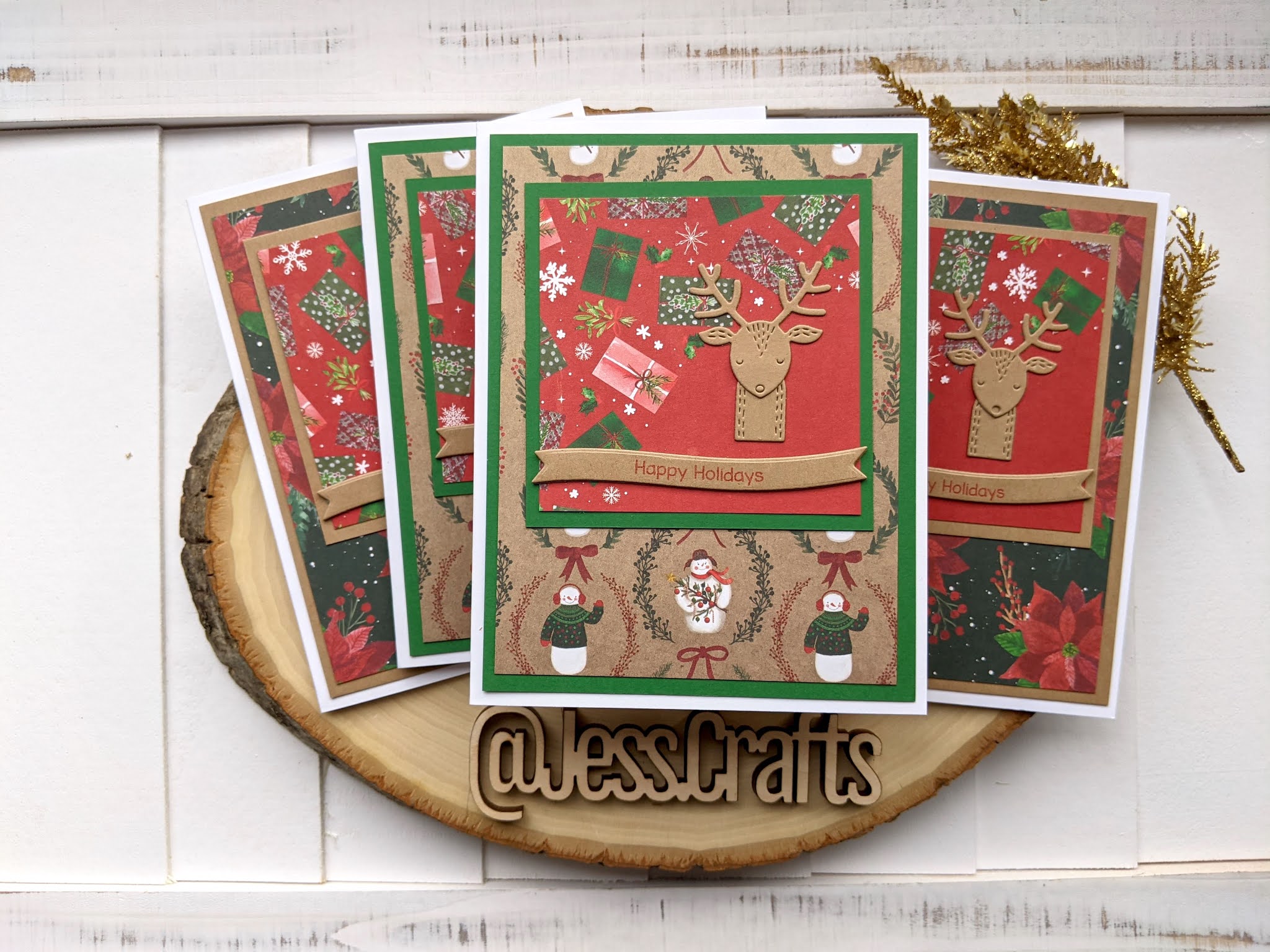 Jess Crafts: 32 Christmas Cards with Recollections by Michaels Say ...