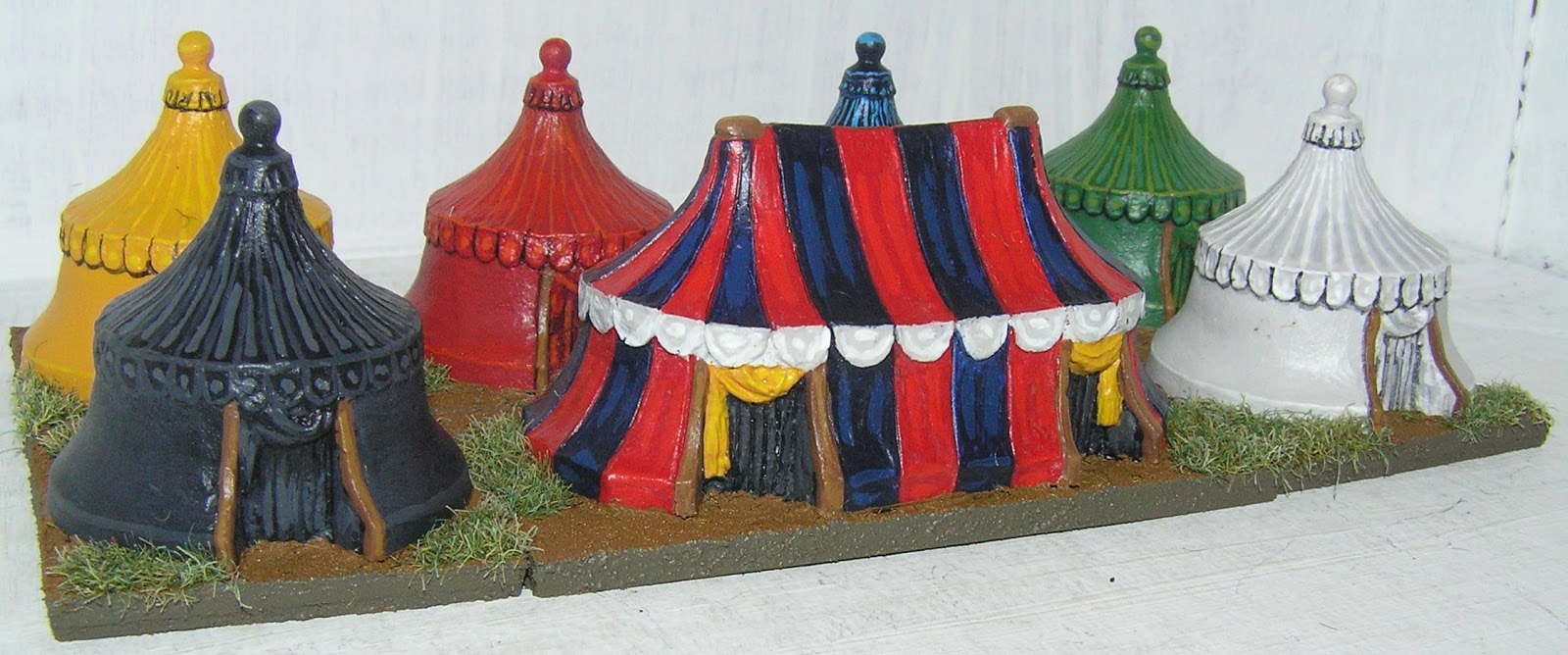 Braunschweig-Wolfenbuttel's Wargames World: Baueda 15mm Medieval Tents ...