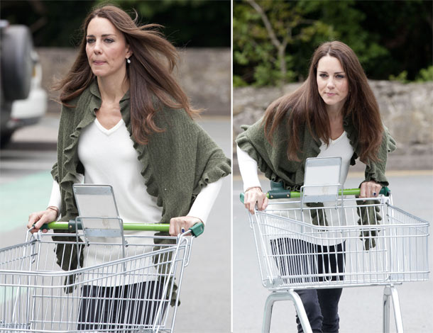Princesses' lives: Kate goes shopping at supermarket