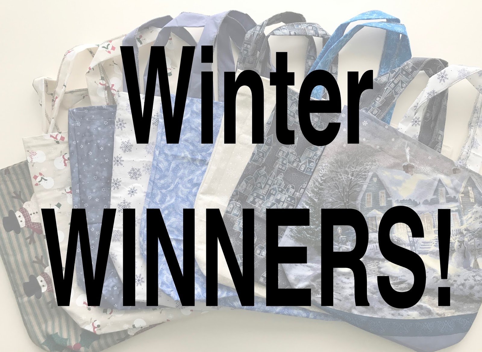 Green Bag Lady: Winter WINNERS!