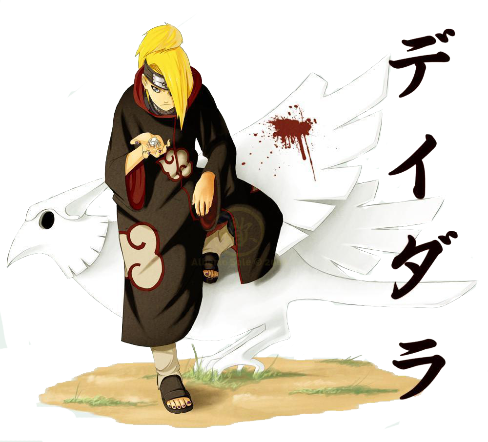 Animé imágenes by Akatsuki Karasu: 34 renders de Deidara (20), Sasori ...