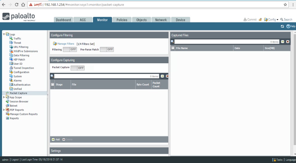 My Cybersecurity Journal: Palo Alto Networks Packet Capture and ...