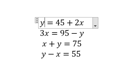 How to align equations by equal sign in MS Office Word