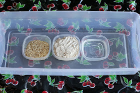 Super Easy Sensory Play: Oatmeal Textures Sensory Bin