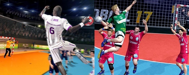 Comparison & differences in Handball 21 vs Handball 17
