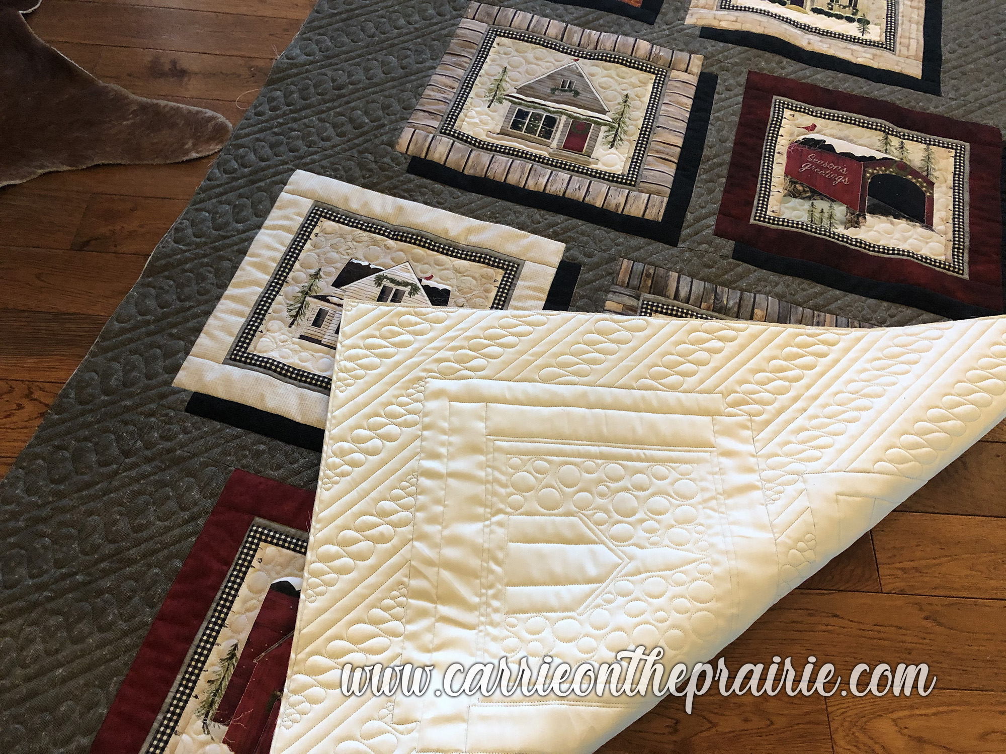 Carrie On The Prairie: Winter Scenes Quilt