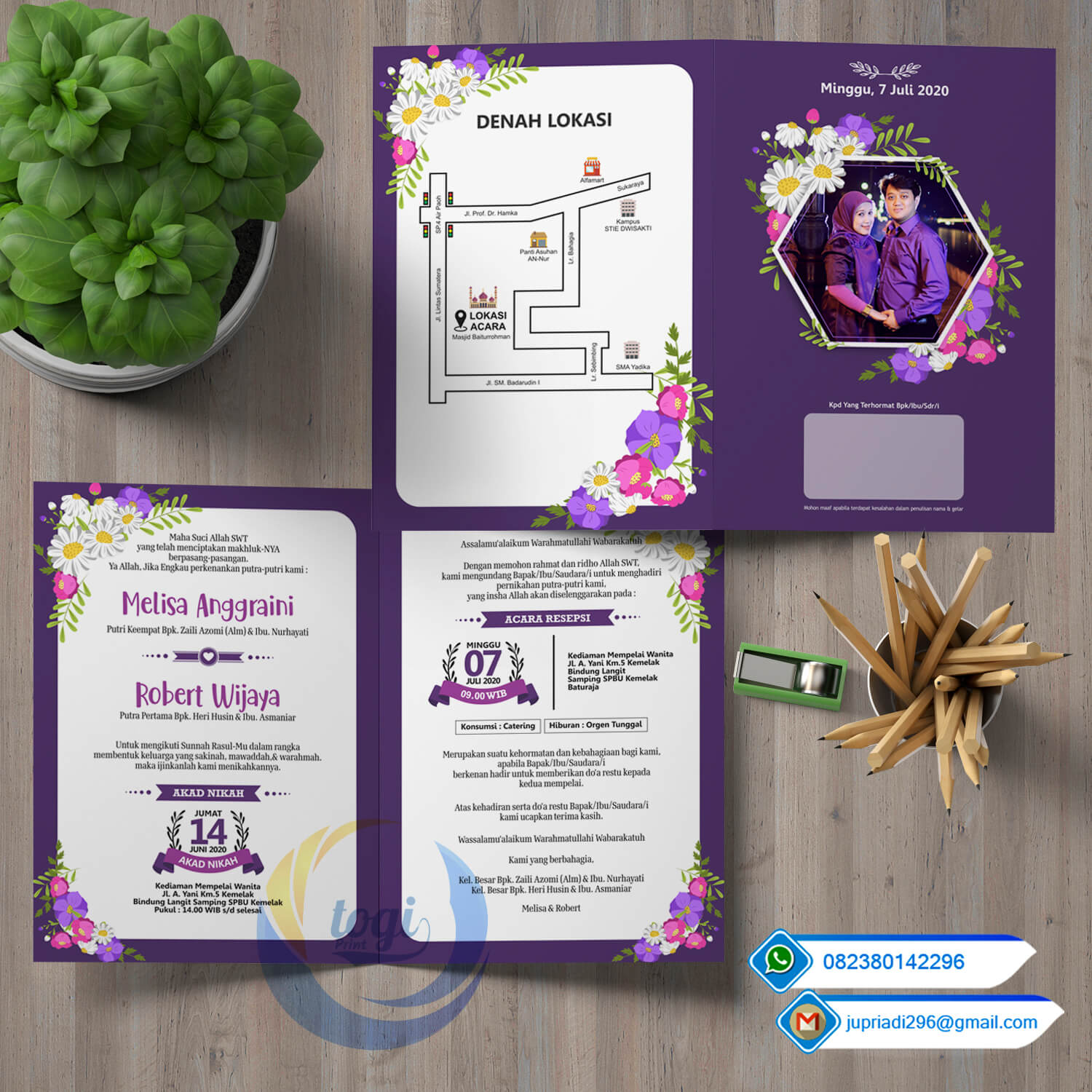 100 Download Template Desain Undangan Pernikahan Custome Elegan Cdr ...