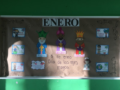 Escuela primaria "Nicolás Bravo": Nuestro periódico mural de enero