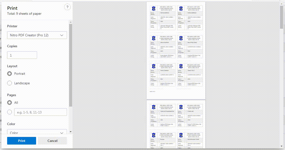CARA BREAK PAGE BARU SAAT SUDAH ADA 6 ROW DENGAN PHP ~ langsungkoding