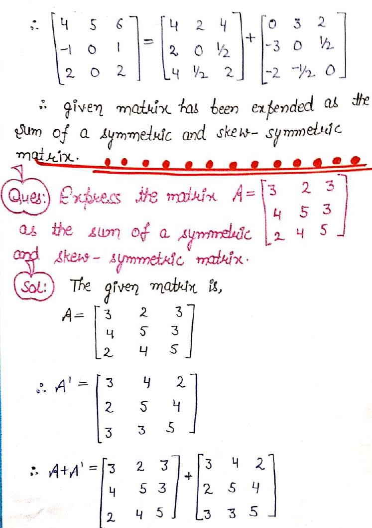 CH 3 - Matrices - Plus Two