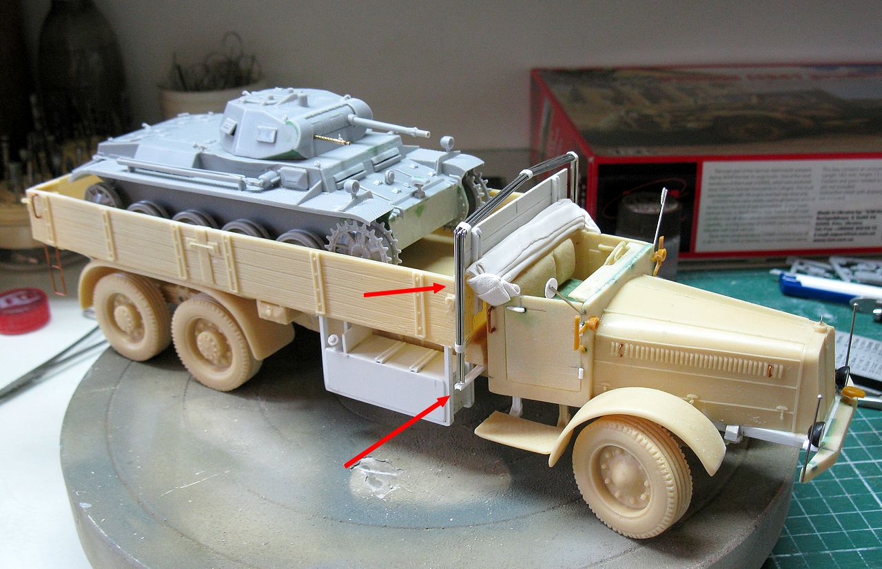 Panzerserra Bunker- Military Scale Models in 1/35 scale: Faun L900 D567 ...