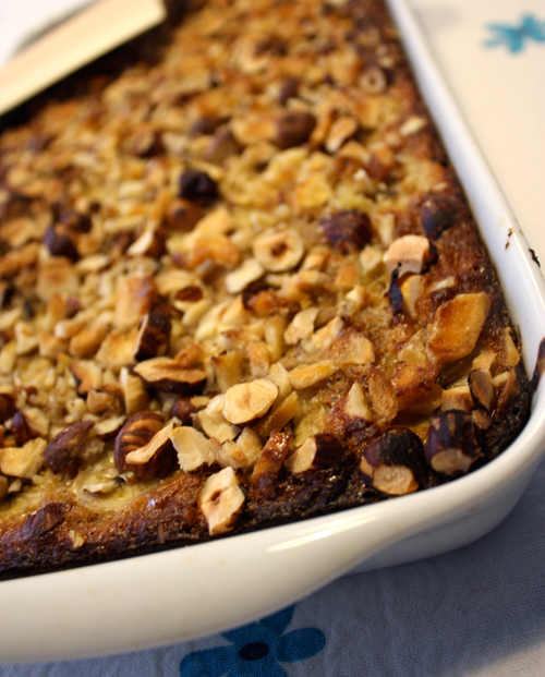 Saftig og sunn banankake med nøtteskorpe | Snaddervaffel