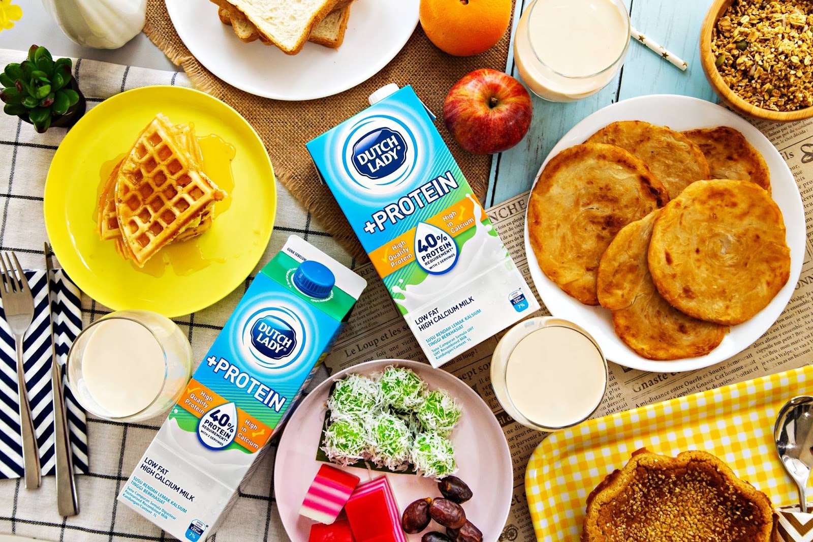 The Beauty Junkie - ranechin.com: New! Dutch Lady +Protein Milk