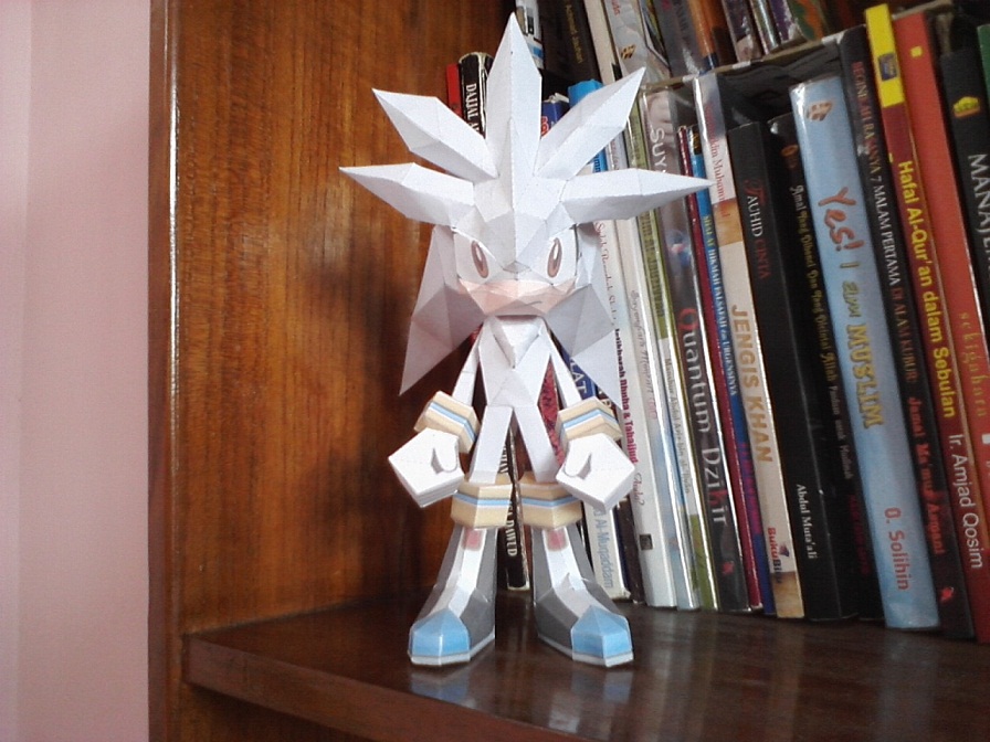 PUTRA'S BLOG: Papercraft Sonic - Silver The Hedgehog