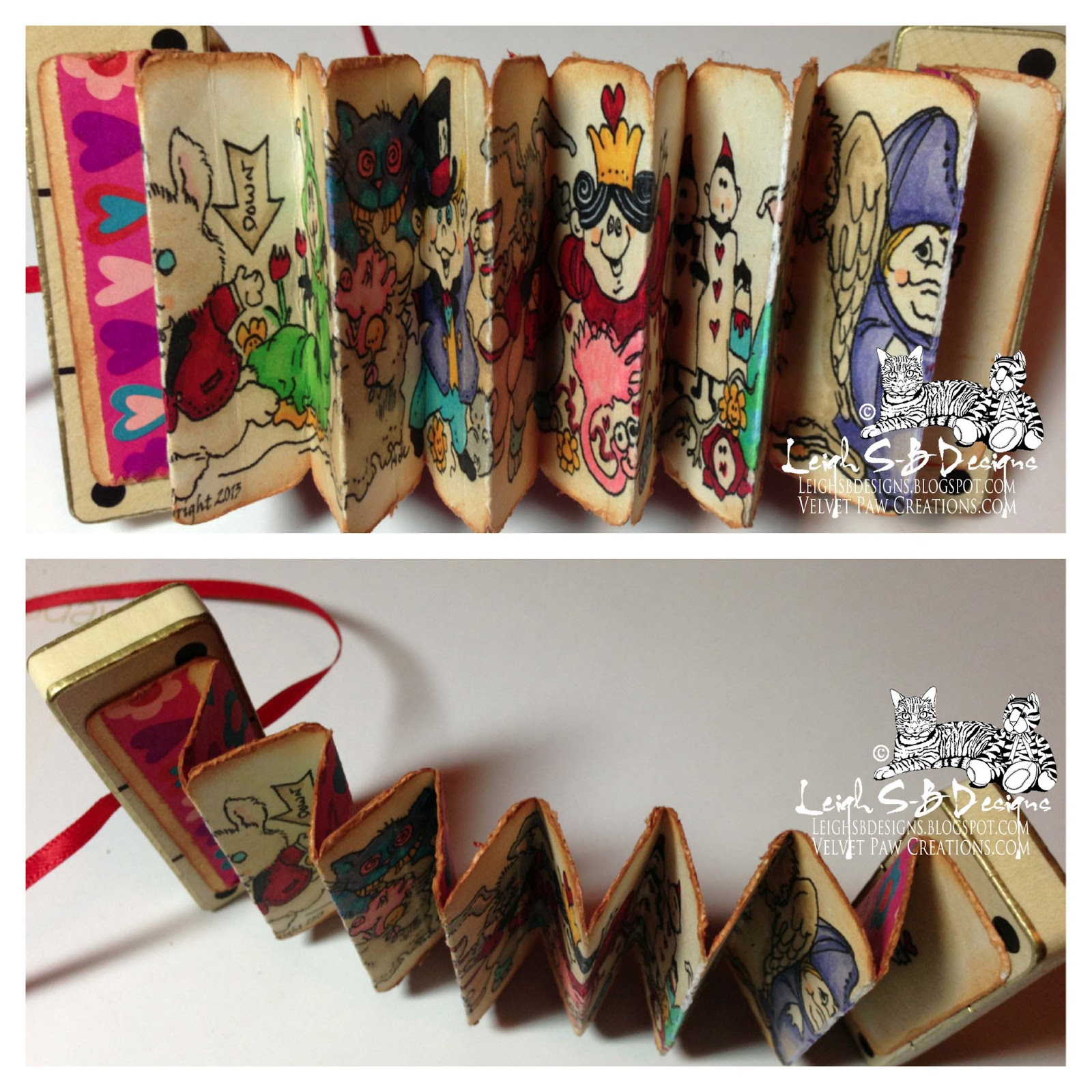 DominoART: DominoART Challenge #2: Week 3 of Alice Domino Books!