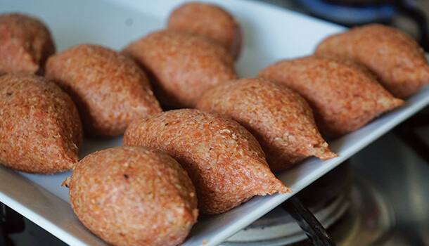 KIBBEH - cooking