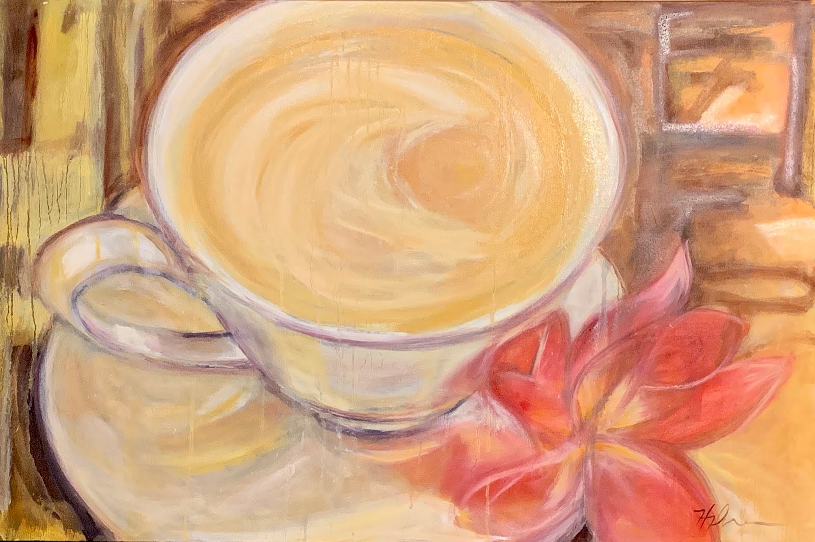 Heidi Floren Gallery: Coffee Paintings