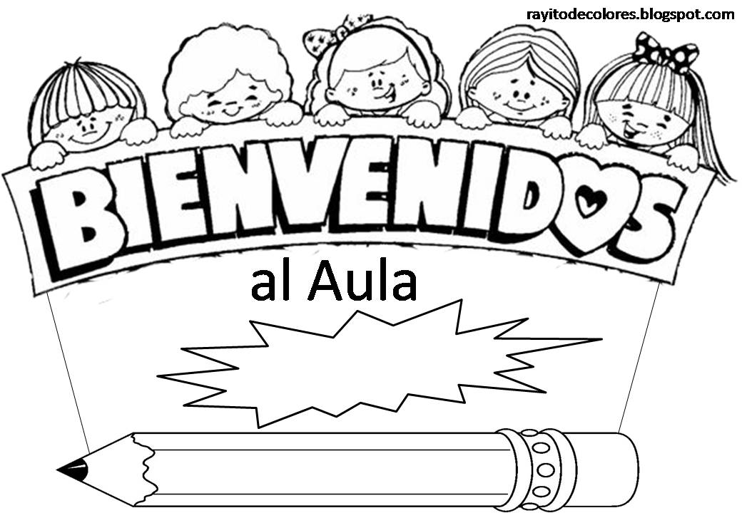 Rayito de Colores: Carteles de Bienvenidos a clases