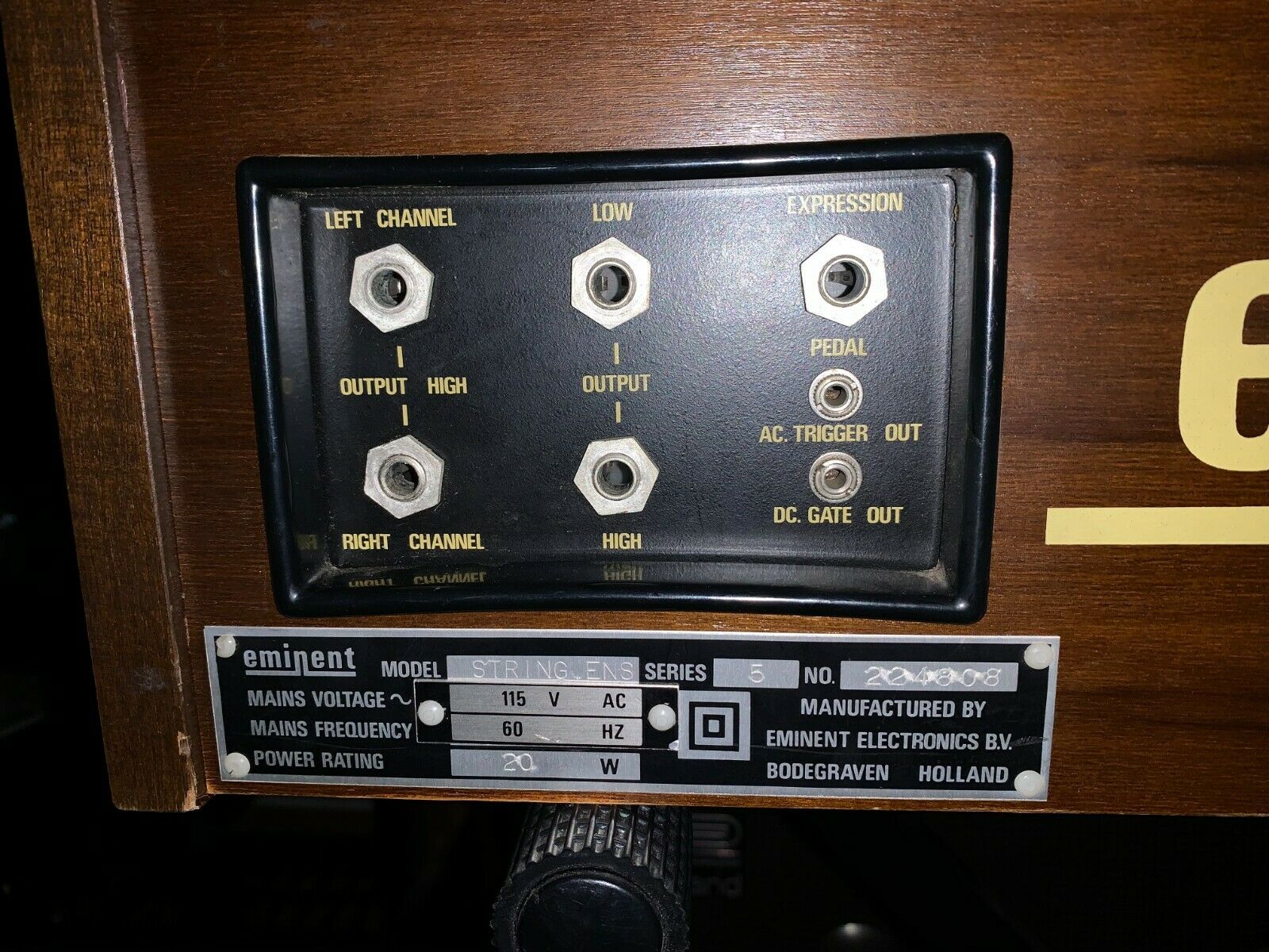 MATRIXSYNTH: Eminent Solina String Ensemble SN 224808