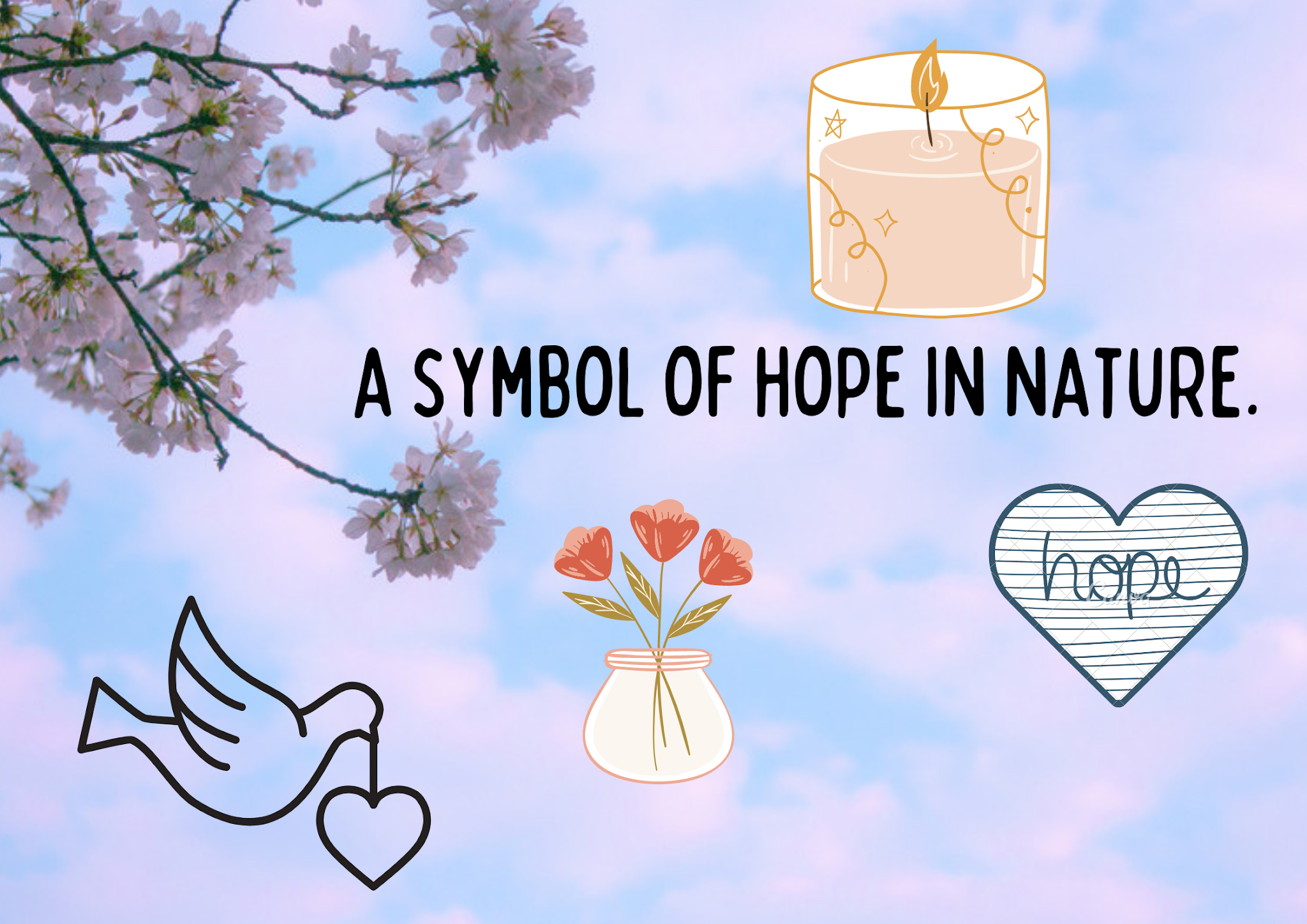 A symbol of hope in nature.