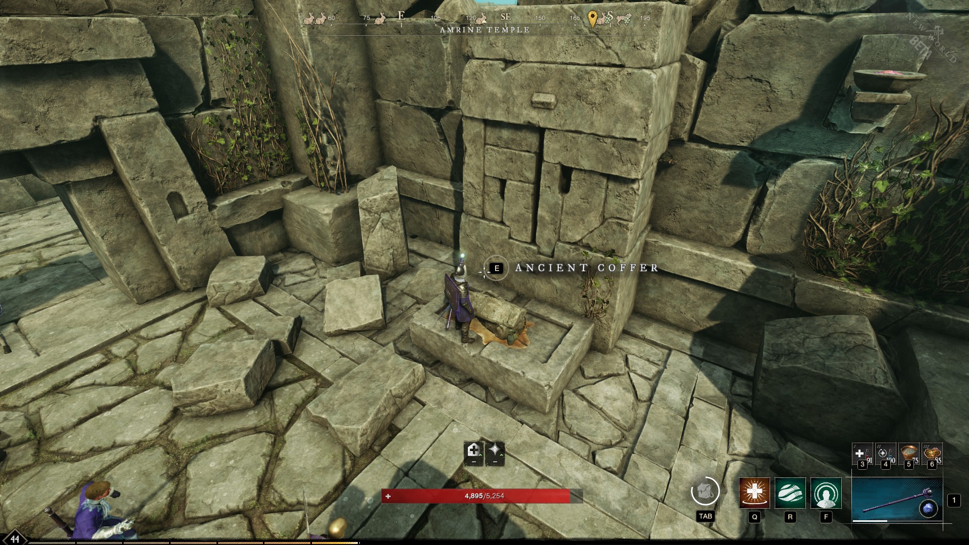 New World: Amrine Temple chest locations