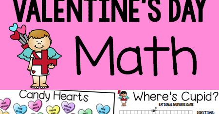 Kelly McCown: Valentine's Day Middle School Math Activities & Games Bundle