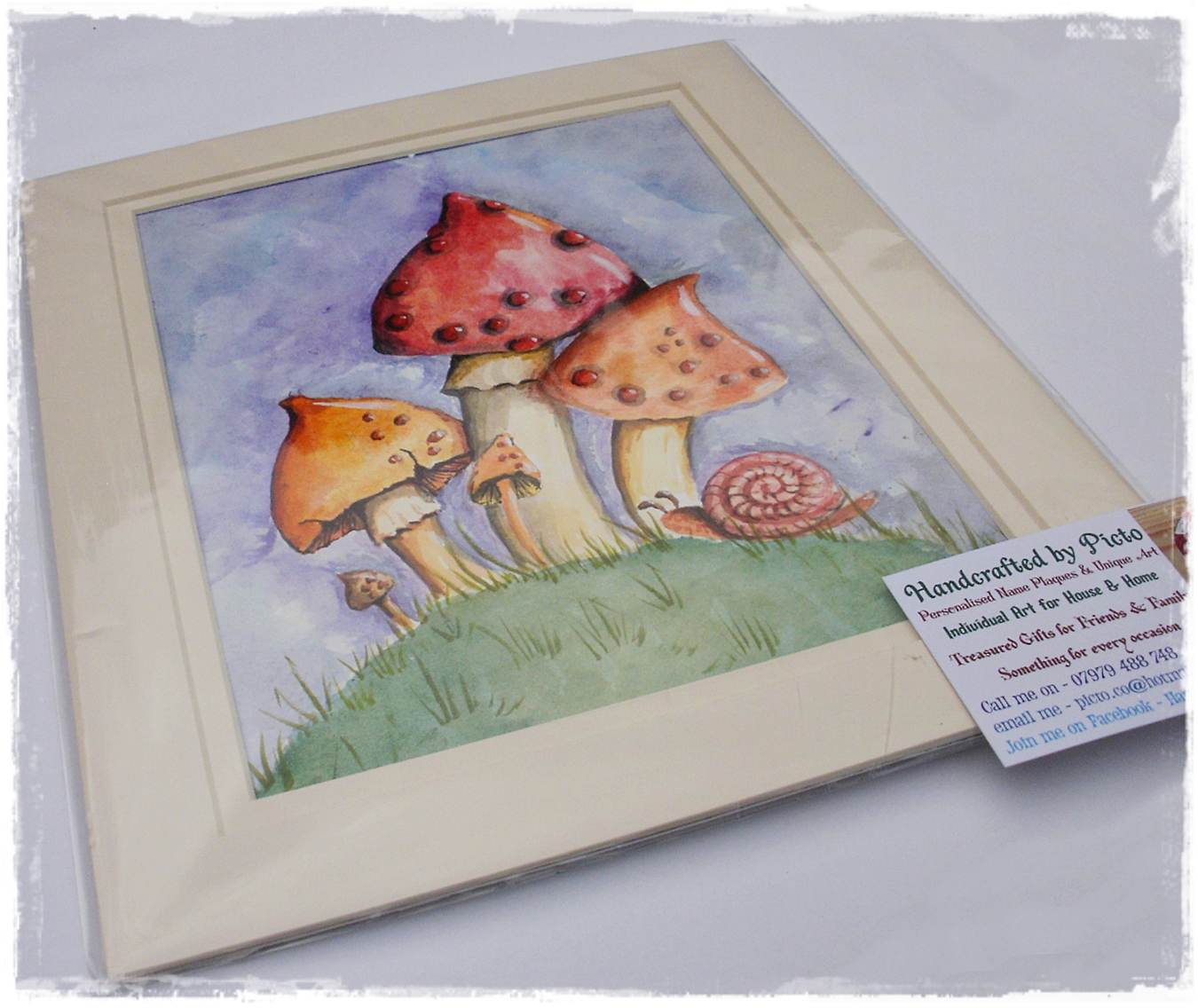 Handcrafted by Picto: Autumn Toadstools