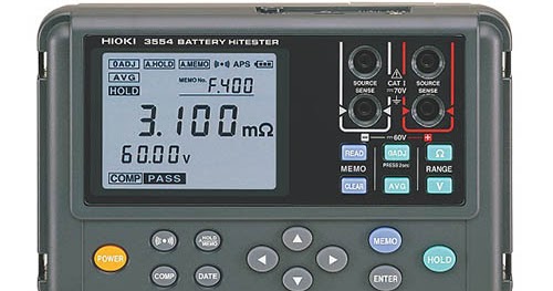 Techmezine: Hioki releases BT3554 battery tester