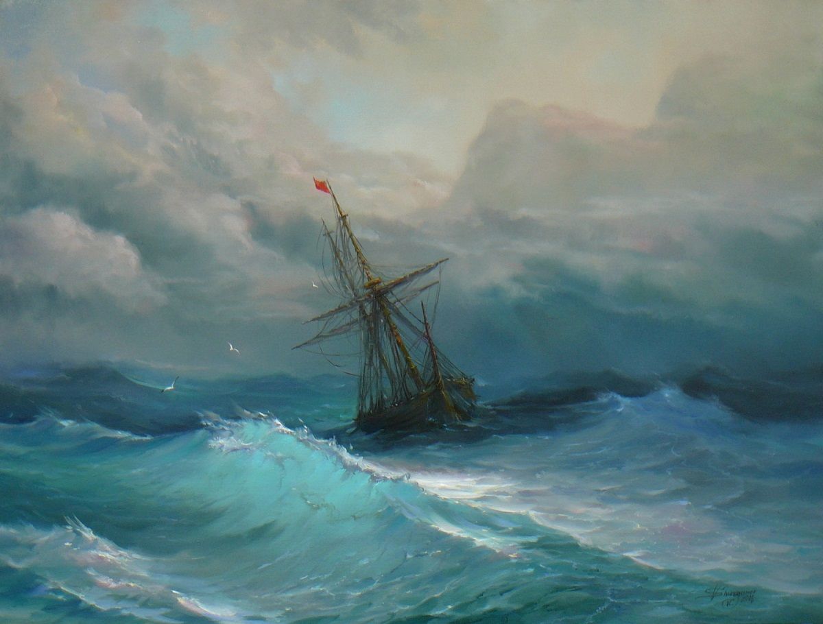 GeoGarage blog: Ivan Aivazovsky, seascape painting