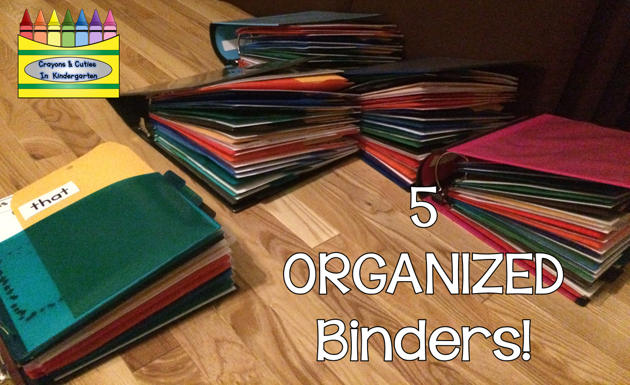 Crayons & Cuties In Kindergarten: Organizing my Sight Word Binder ...