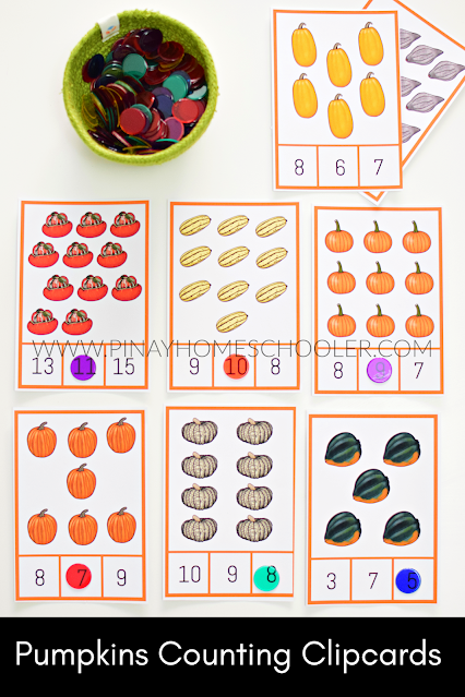Pumpkin Preschool Math and Literacy Centers | The Pinay Homeschooler