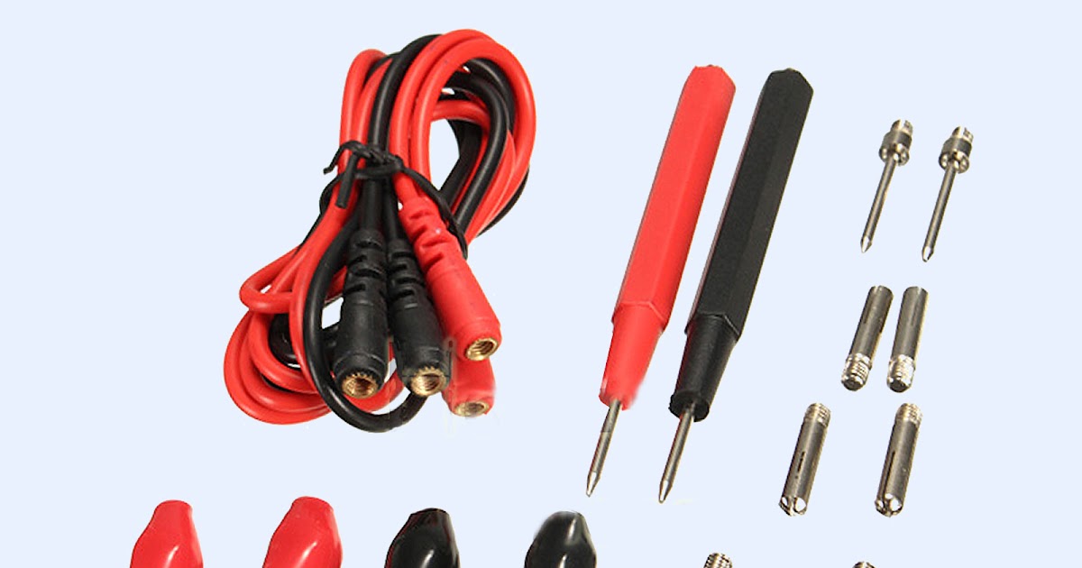 Test Probe Lead Wire Cable Silicone Plug Crocodile Alligator Assortment ...