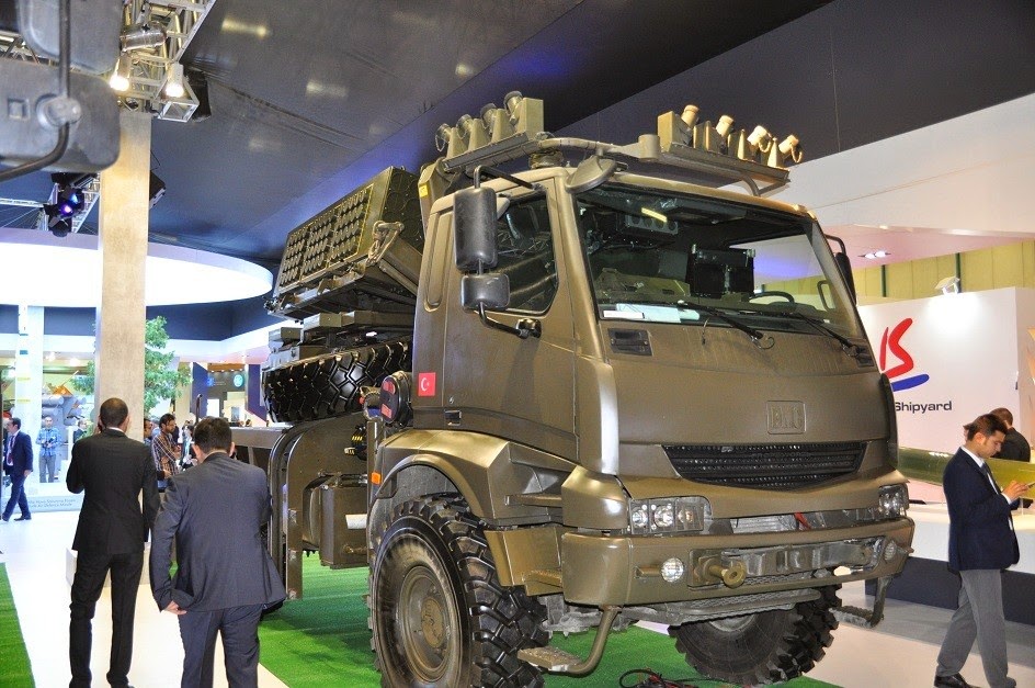 Asian Defence News: Turkish indigenous multi-barrel rocket launcher on ...