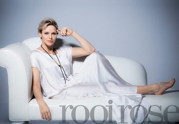Princess Charlene gave an interview for Rooi Rose magazine
