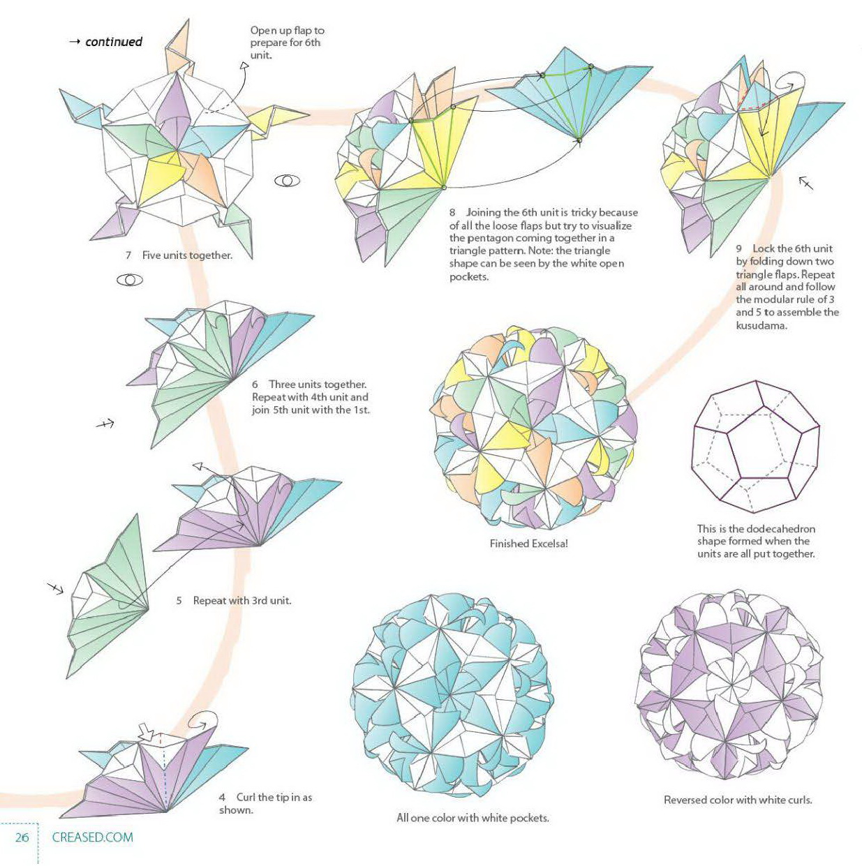 Origami Creased Magazine 7 - Ruby Book Origami