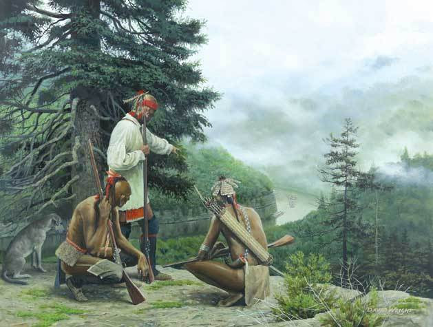 A Woodsrunner's Diary: Frontier Art By David Wright.