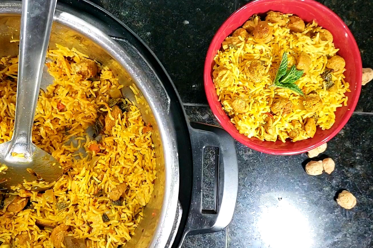 Instant Pot Soya Biryani
