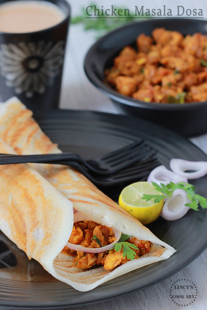 Chicken Masala Dosa ~ Lincy's Cook Art