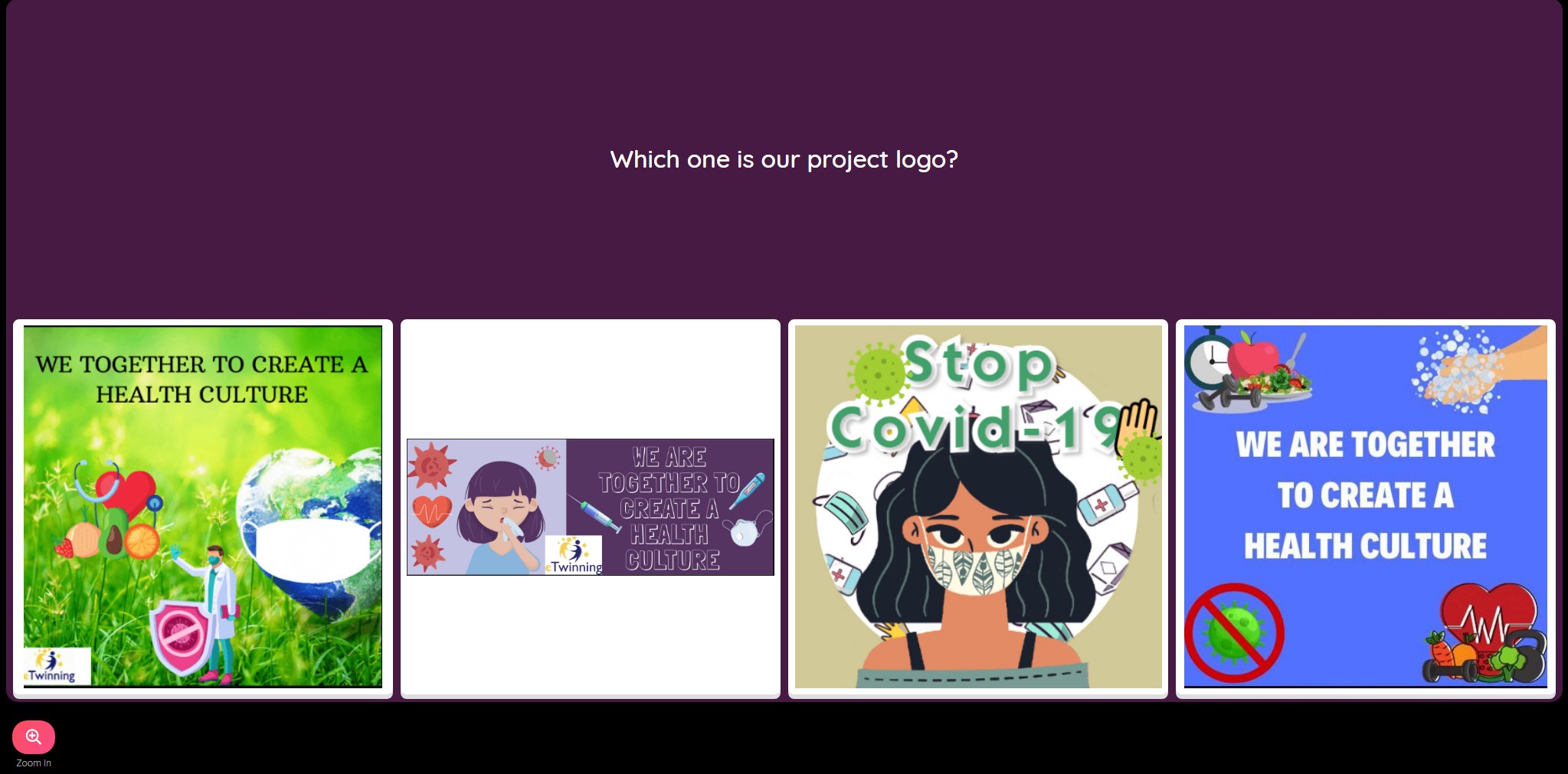 Kahoot quiz on health and hygiene rules