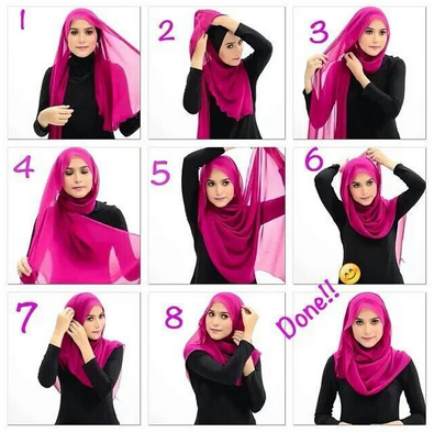 Tutorial Jilbab Modern Simple Harian | Hijab Muslims