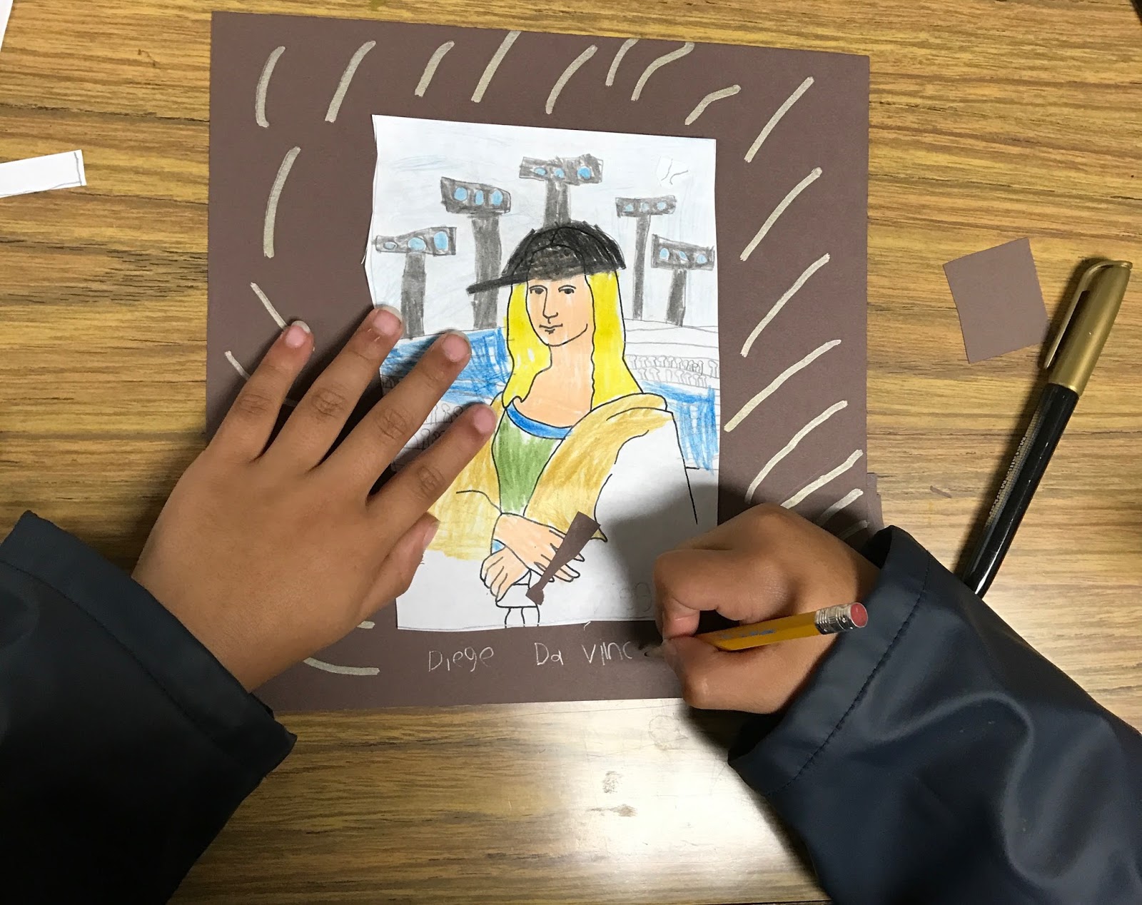 Kathy's Art Project Ideas: Mona Lisa Parody Art Lesson