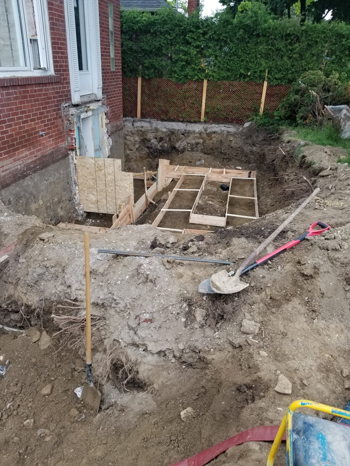 Week 2: Footings and bench pinning