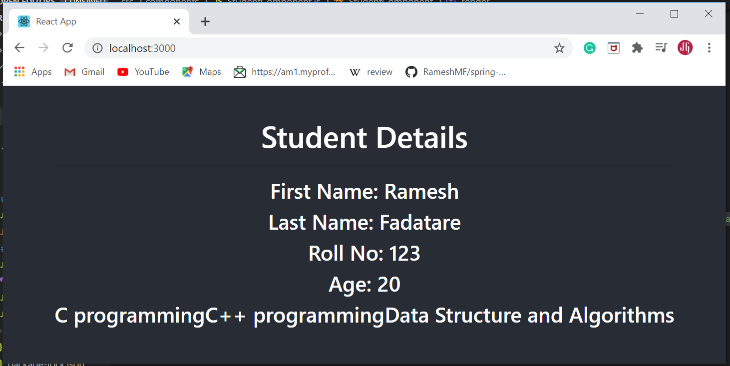 ReactJS Tutorial for Beginners - 9 - State and setState