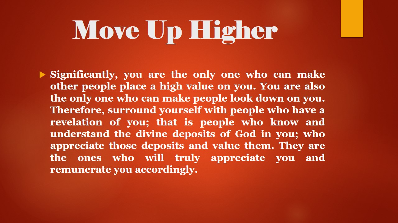 Dare to Succeed: Move Up Higher 2