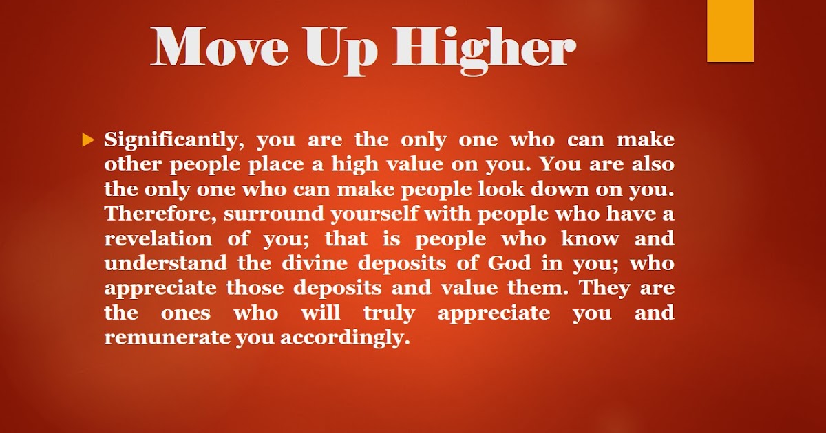 Dare to Succeed: Move Up Higher 2