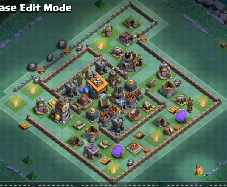 Top 9 mẫu Base coc Builder Hall 8 thủ tốt nhất 2021 | Clash of Clans Việt