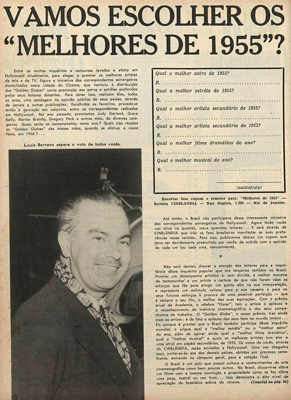 Brazilian Pop: Louis Serrano, a Brazilian journalist in Hollywood