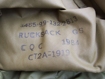 Webbingbabel: British Army GS Bergen 72 Pattern