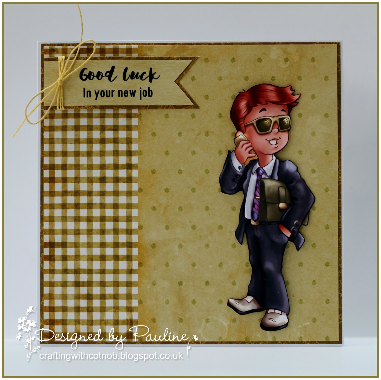 Crafting with Cotnob: Happy Birthday and Good Luck