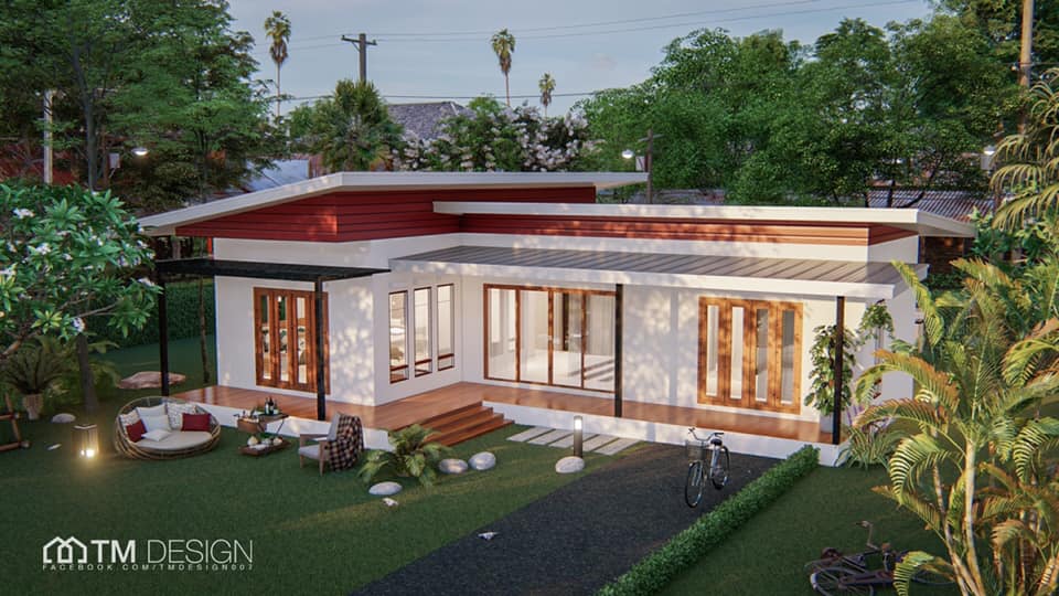 L Shaped Modern Home Designs